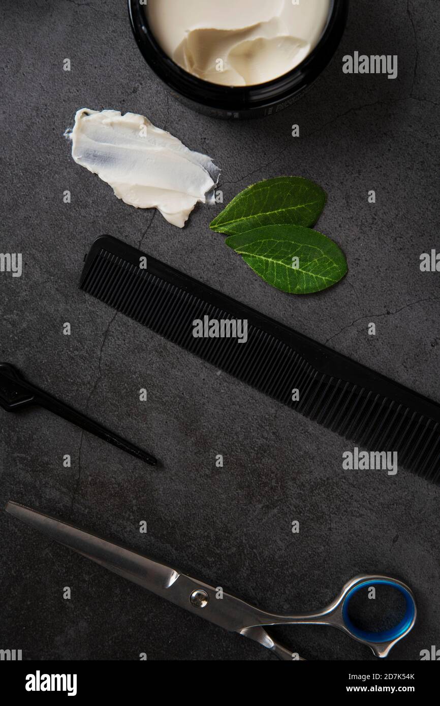 Shaving razors, brush and foam object 102 Stock Photo - Alamy