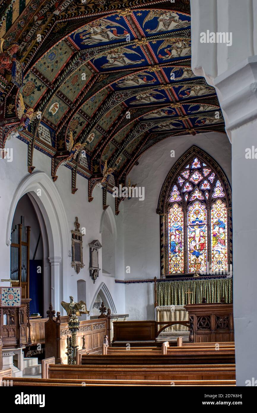 St Mary the Virgin Church, Huntingfield, Suffolk, UK Stock Photo - Alamy