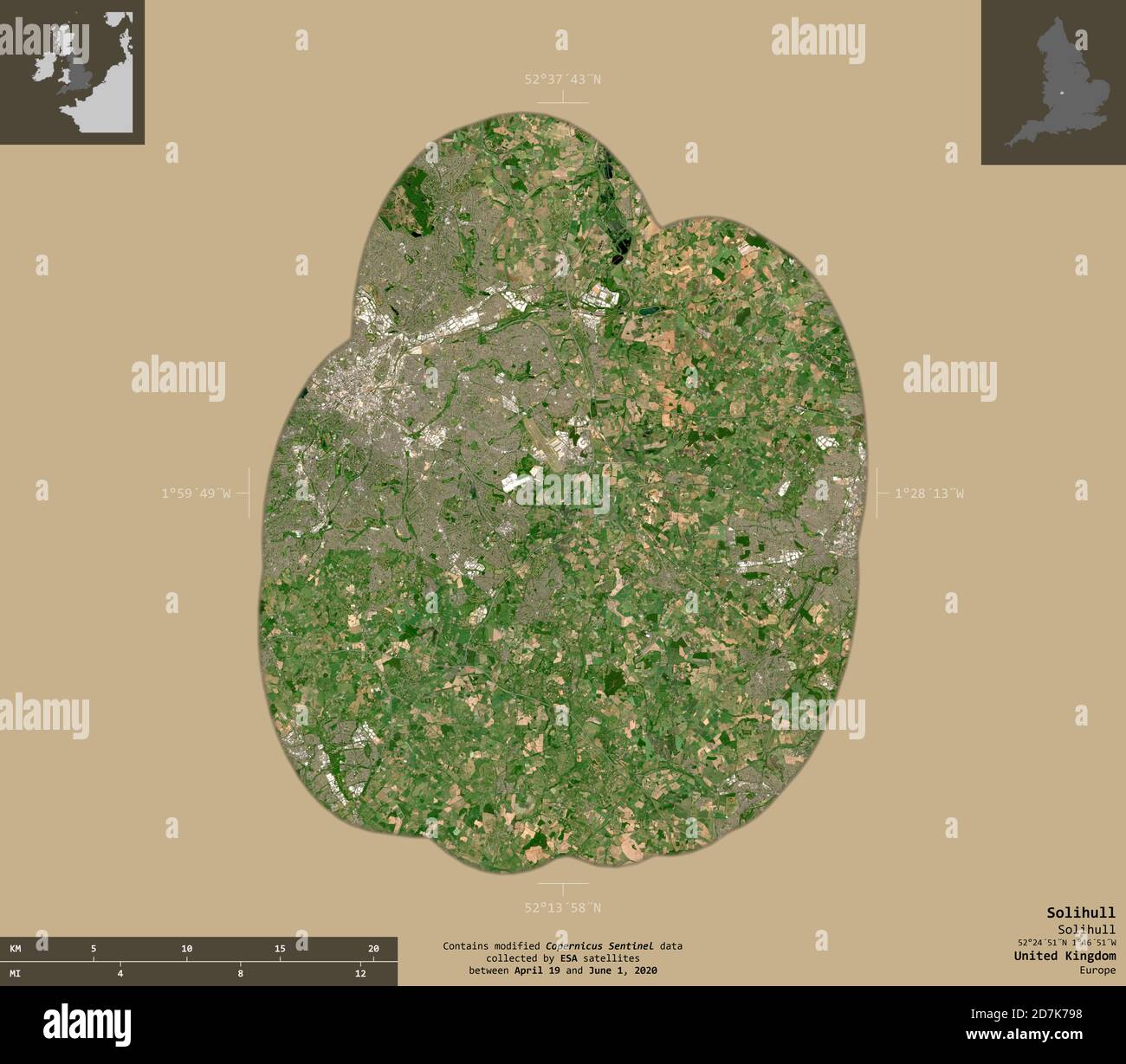 Solihull outline hi-res stock photography and images - Alamy