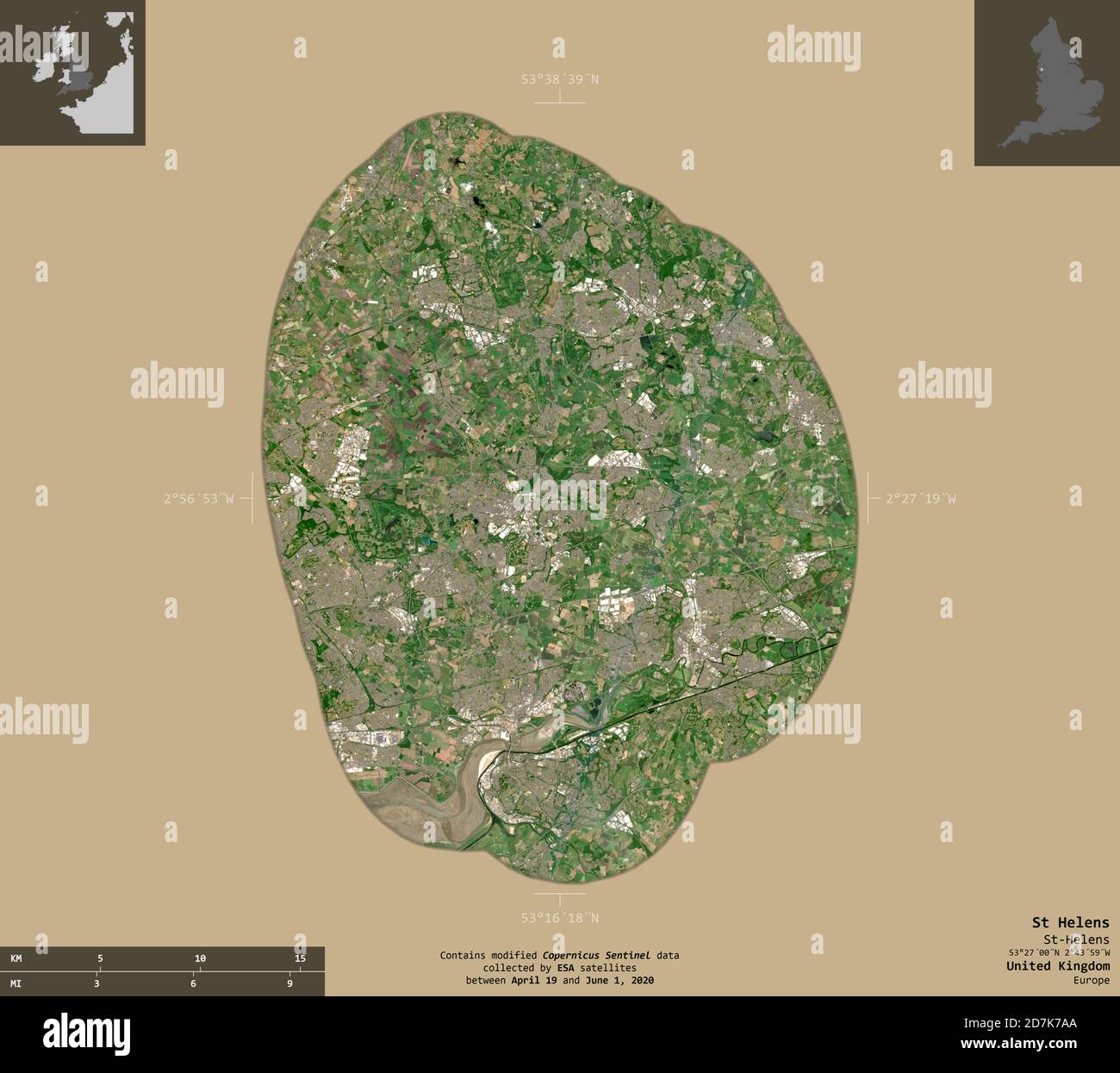 Map of st helens hi-res stock photography and images - Alamy