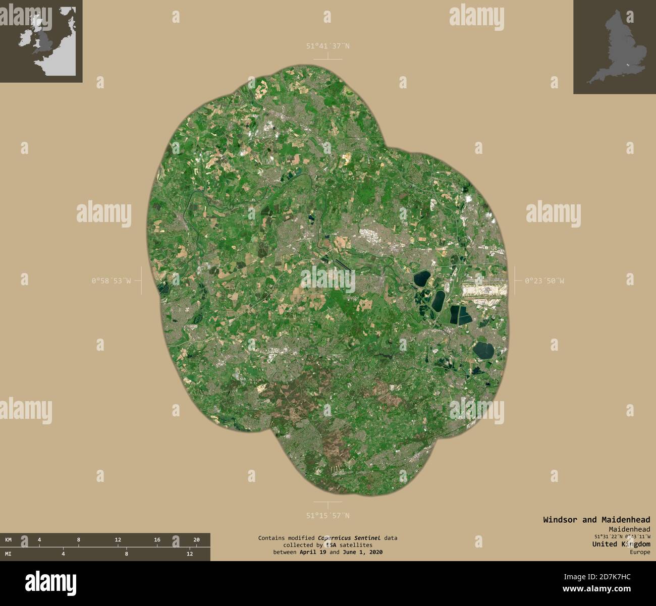 Map Of Maidenhead High Resolution Stock Photography and Images - Alamy