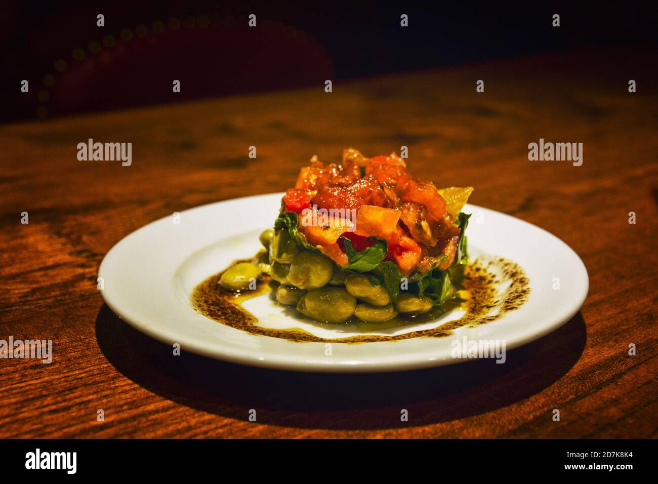 Bar food skewer made from vegetables Stock Photo - Alamy