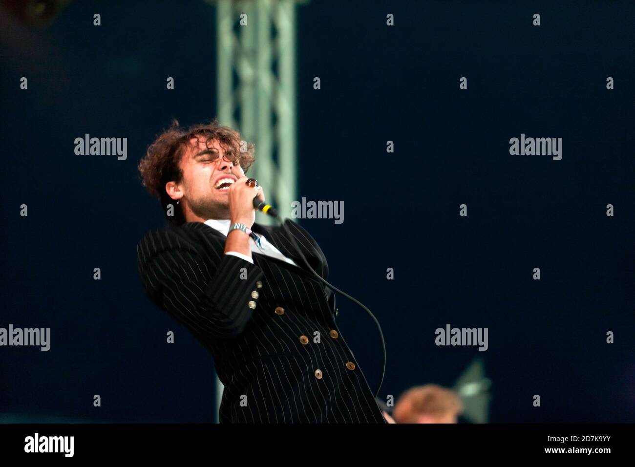 Keir performing on Stage 2, at the 2017 OnBlackheath Music Festival ...