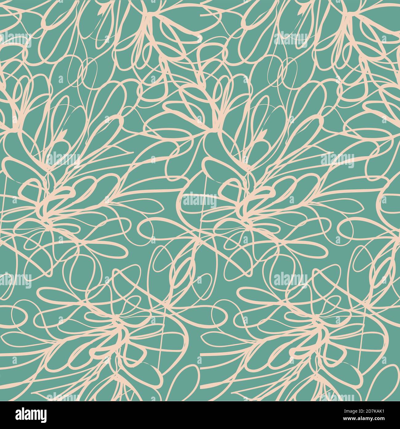 organic botanical texture seamless vector pattern Stock Vector Image ...