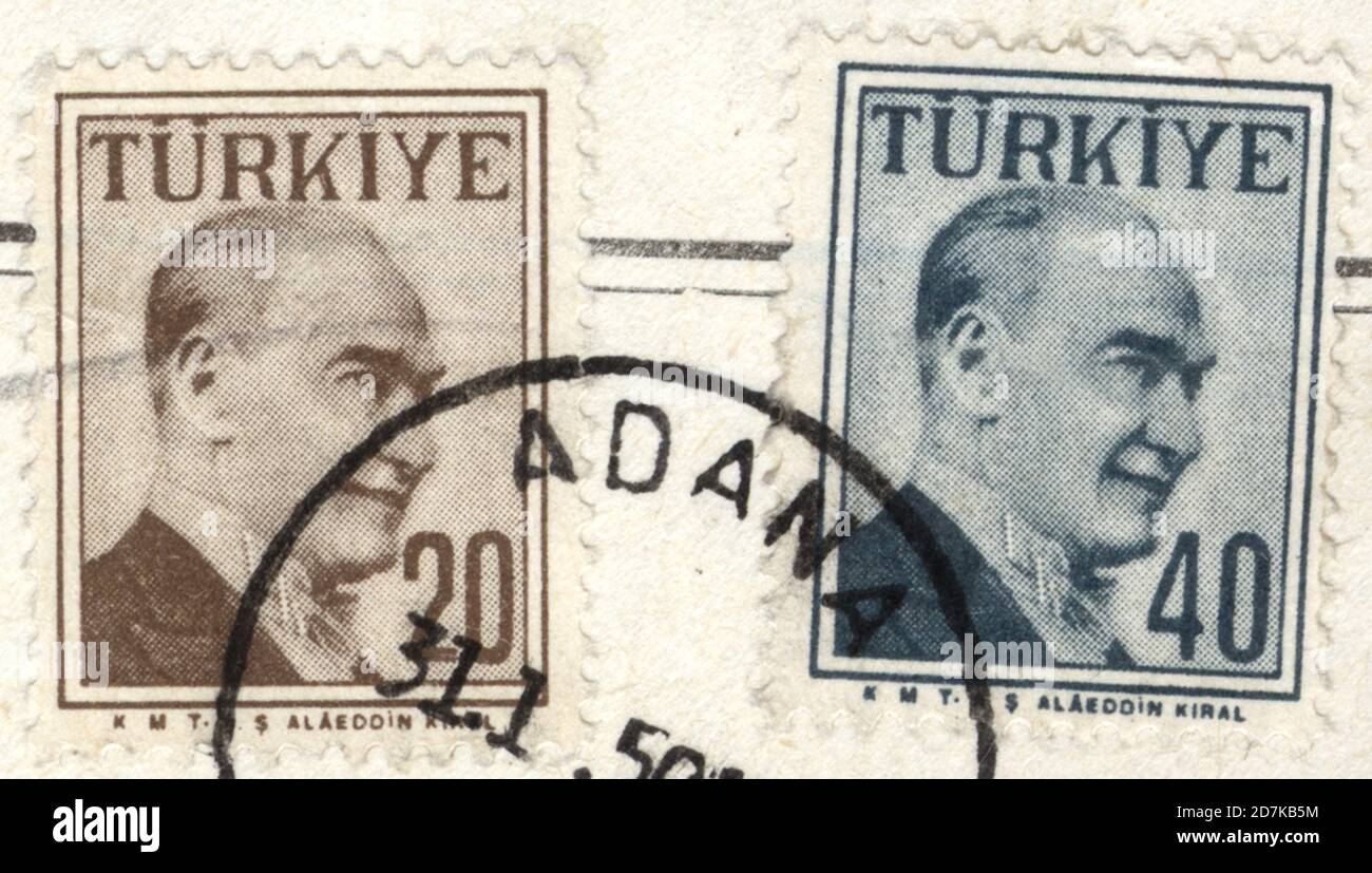 Republic of Turkey. Republic of Turkey postage stamp. Republic of ...
