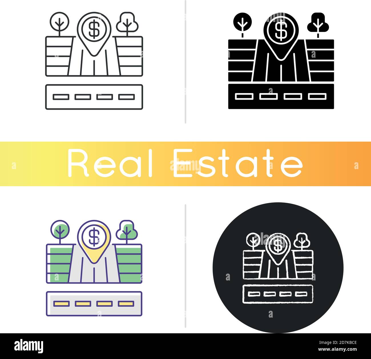 Plot map Stock Vector Images - Alamy