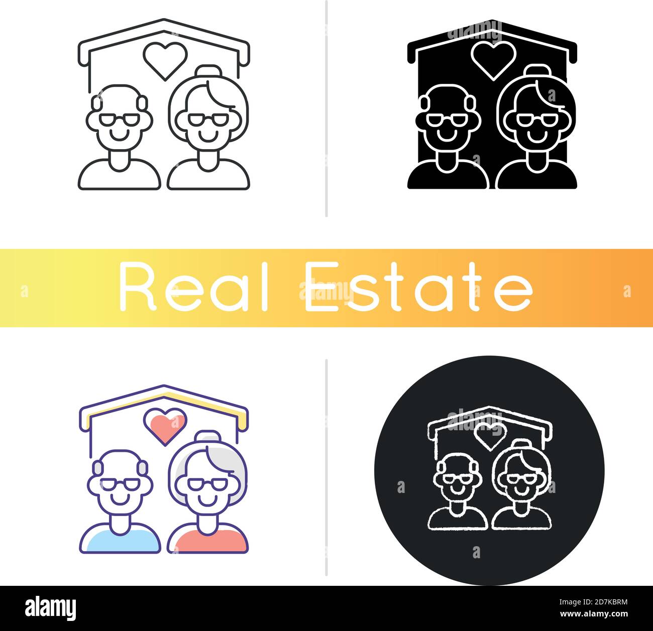 Elderly residence Stock Vector Images - Alamy