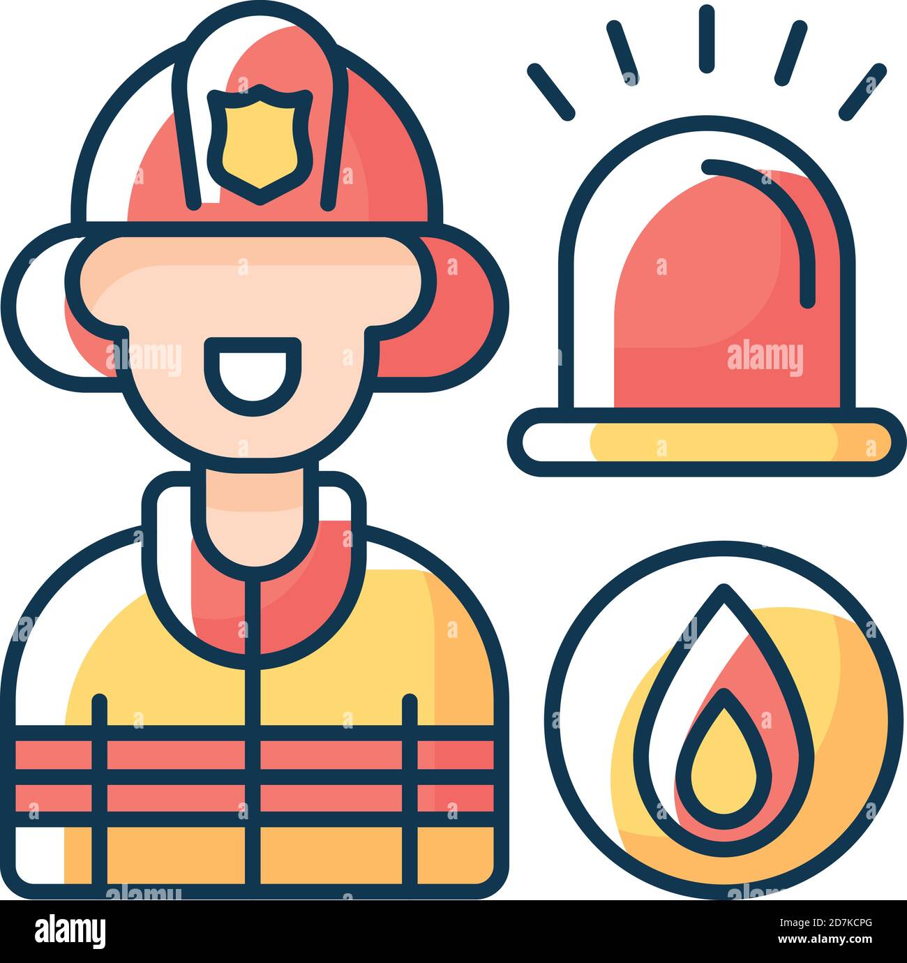 Fire and rescue employee Cut Out Stock Images & Pictures - Alamy