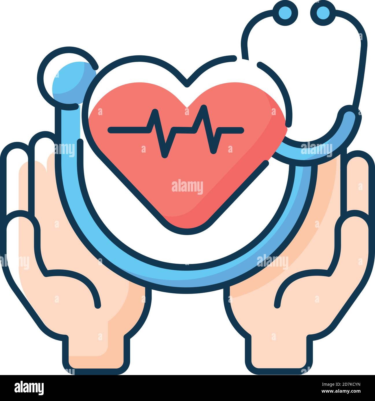 Health care RGB color icon Stock Vector Image & Art - Alamy
