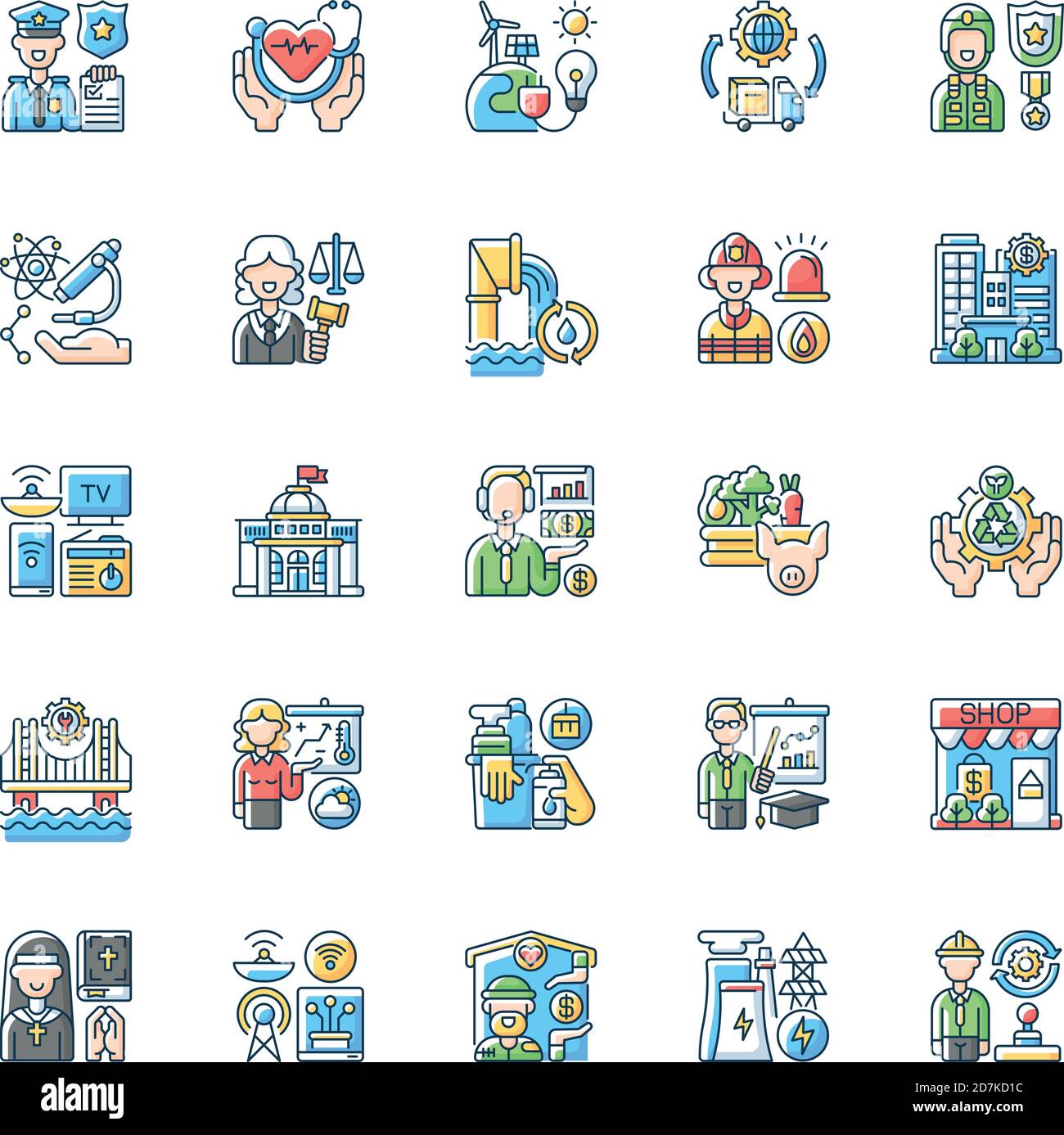 Essential icons hi-res stock photography and images - Alamy