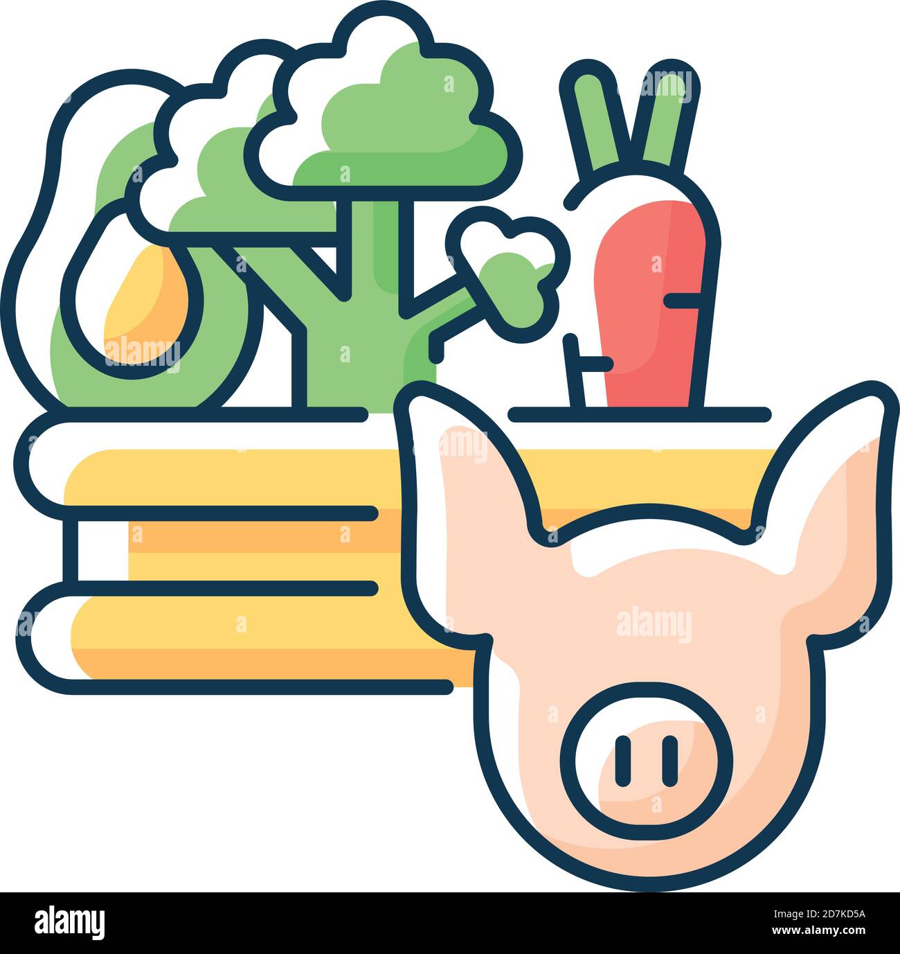 Food and agriculture RGB color icon Stock Vector Image & Art - Alamy
