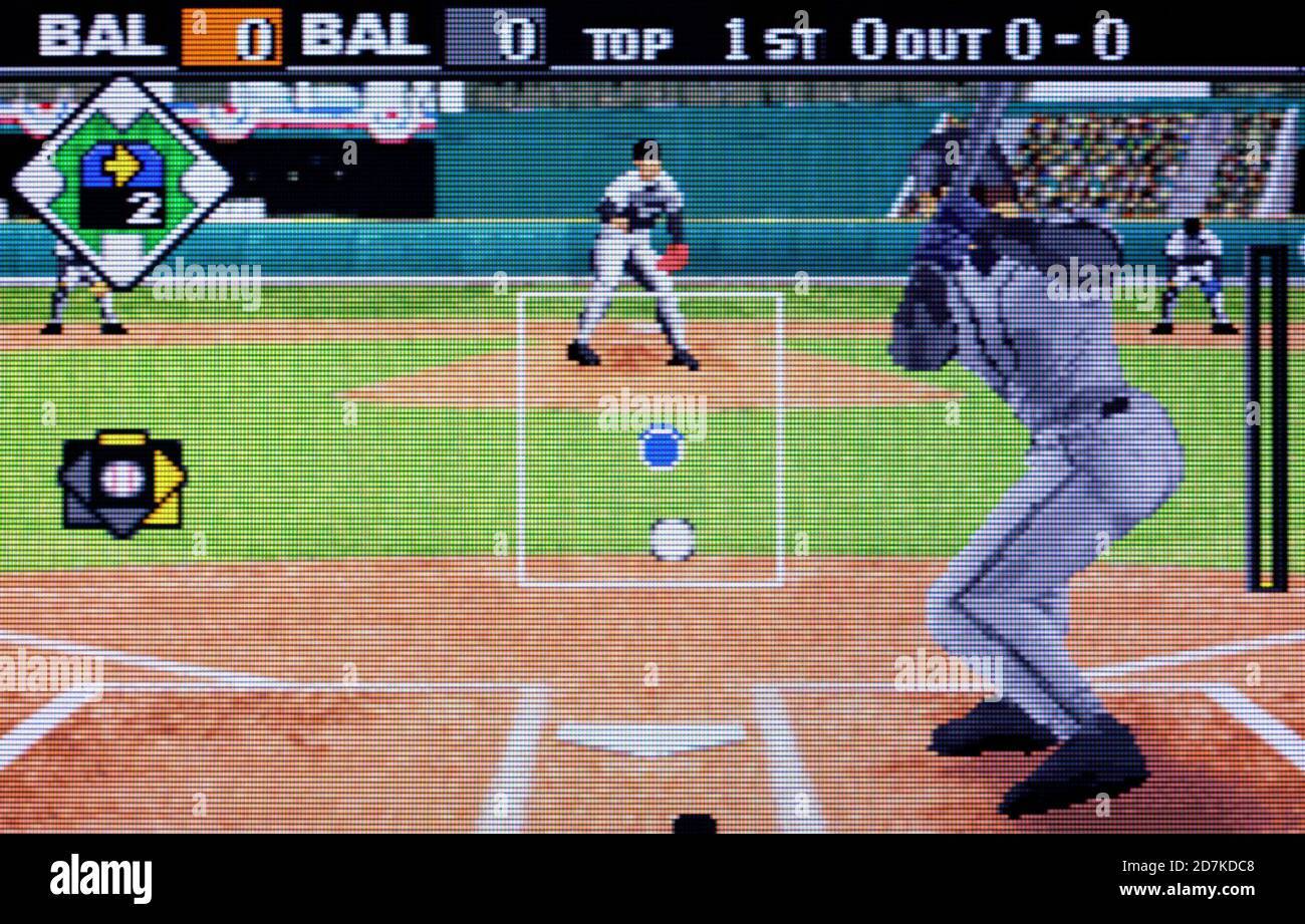 Baseball Advance - Nintendo Game Boy Advance Videogame - Editorial use ...