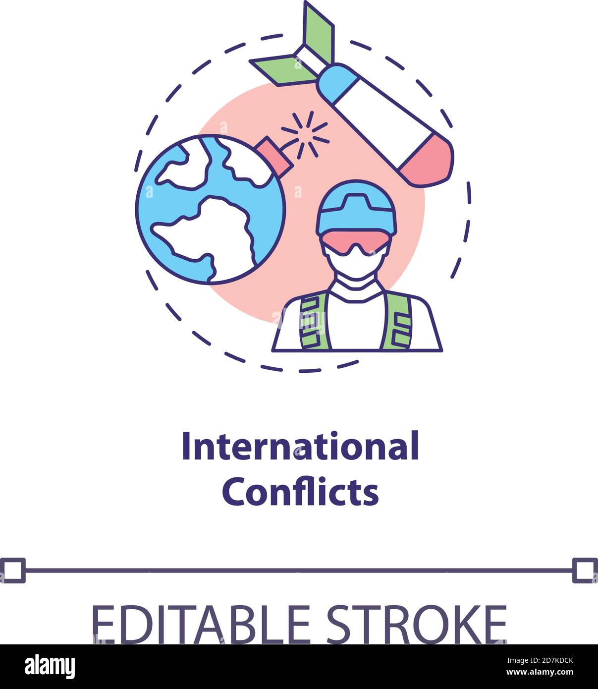 War conflicts Stock Vector Images - Alamy