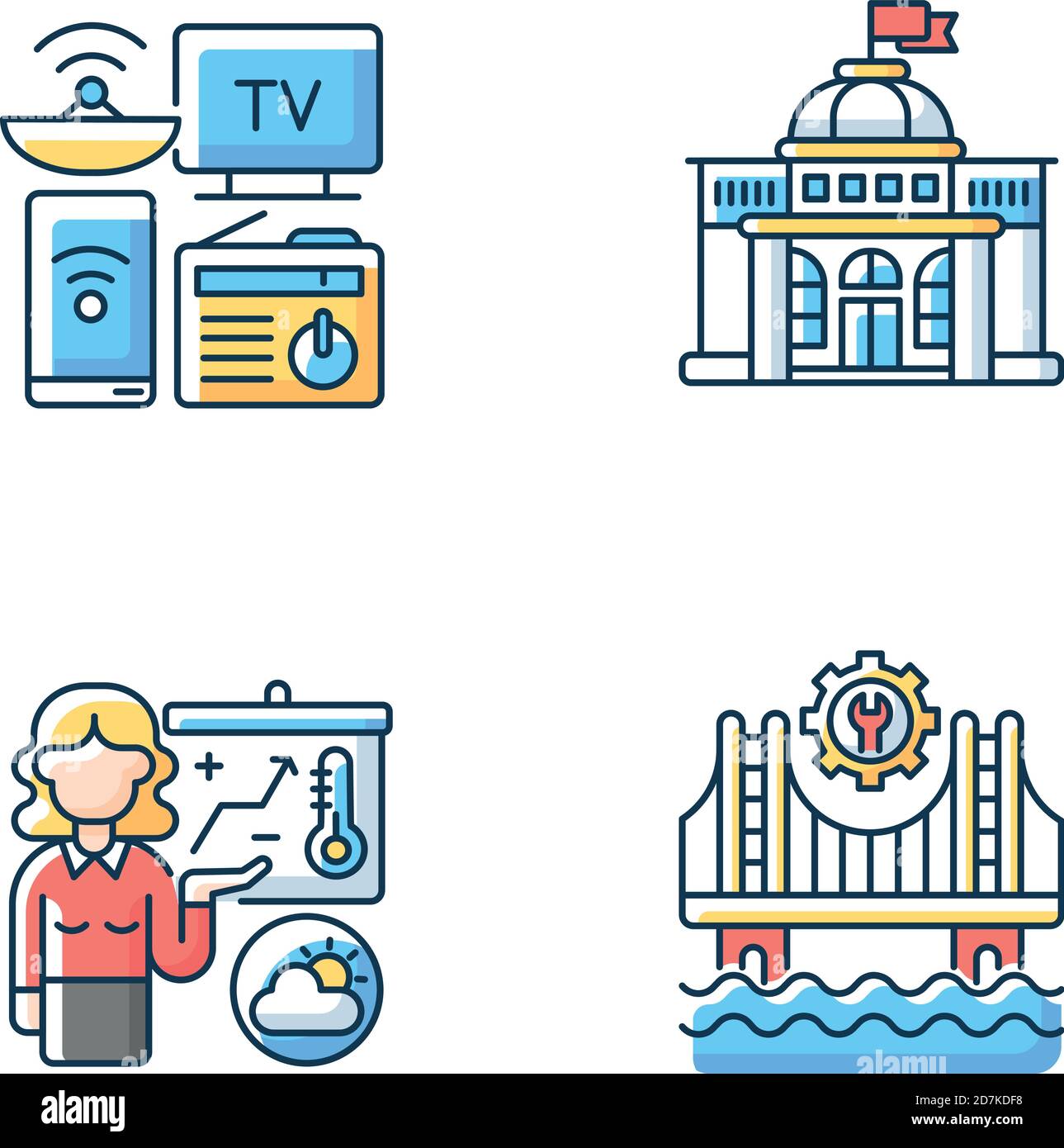 Core services RGB color icons set Stock Vector Image & Art - Alamy