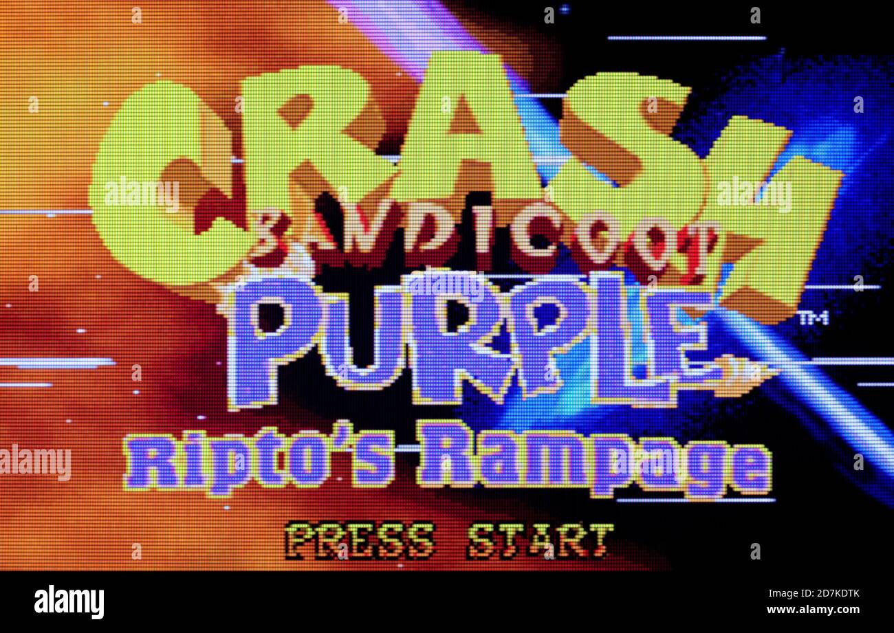 Crash Bandicoot Purple Ripto's Revenge - Nintendo Game Boy Advance ...