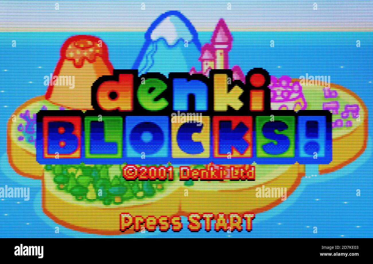 Denki blocks hi-res stock photography and images - Alamy