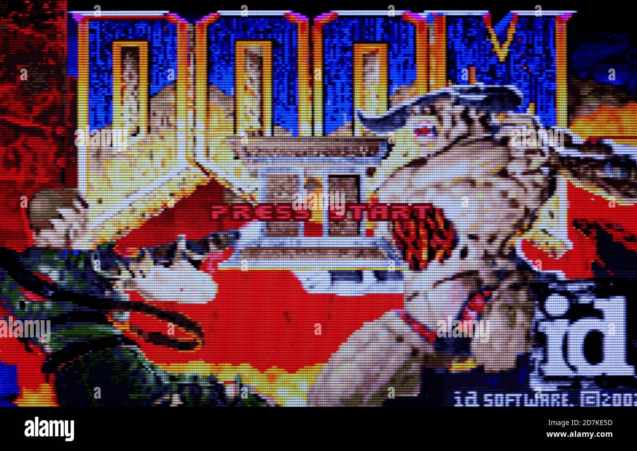 Doom II - Nintendo Game Boy Advance Videogame - Editorial use only ...
