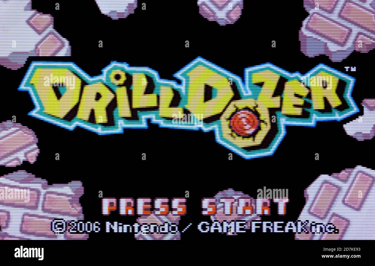 Drill Dozer - Nintendo Game Boy Advance Videogame - Editorial use only ...