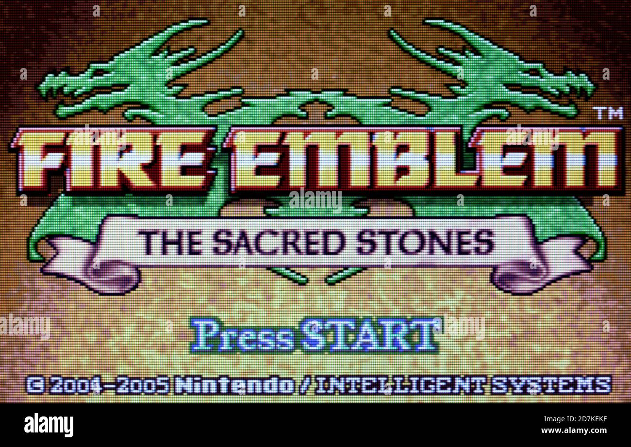Fire Emblem The Sacred Stones - Nintendo Game Boy Advance Videogame ...