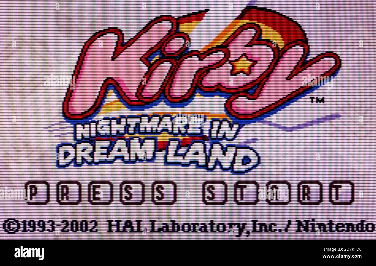 Kirby nightmare in dream land hi-res stock photography and images - Alamy