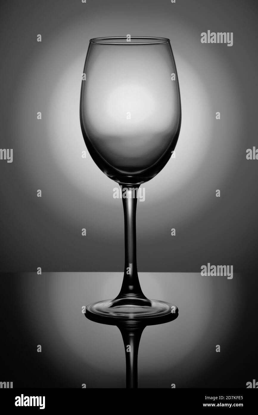 Isolated glass design Black and White Stock Photos & Images - Alamy