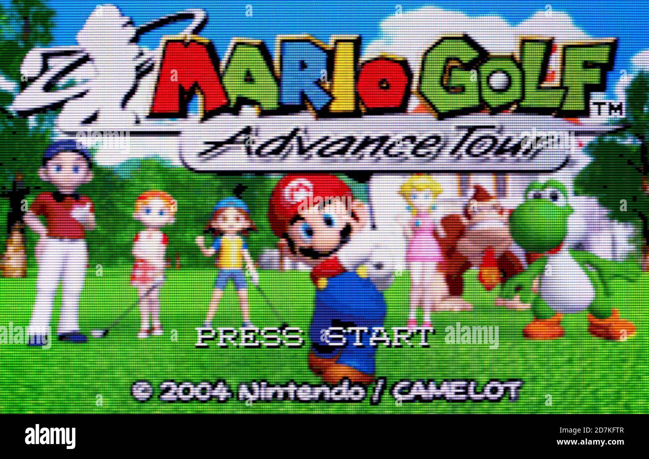 Mario Golf Advance Tour - Nintendo Game Boy Advance Videogame ...