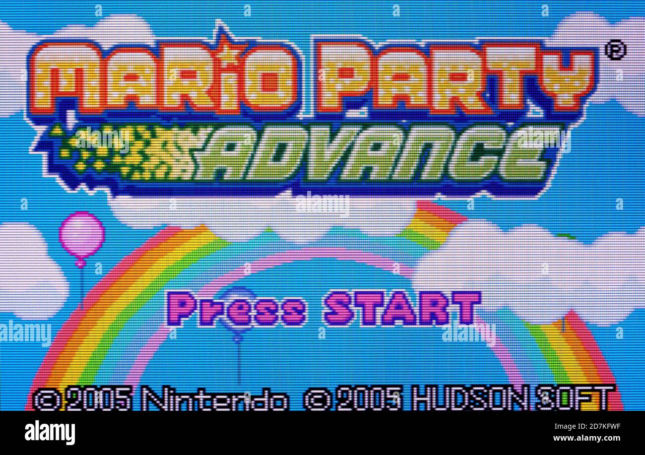 Mario Party Advance - Nintendo Game Boy Advance Videogame - Editorial ...