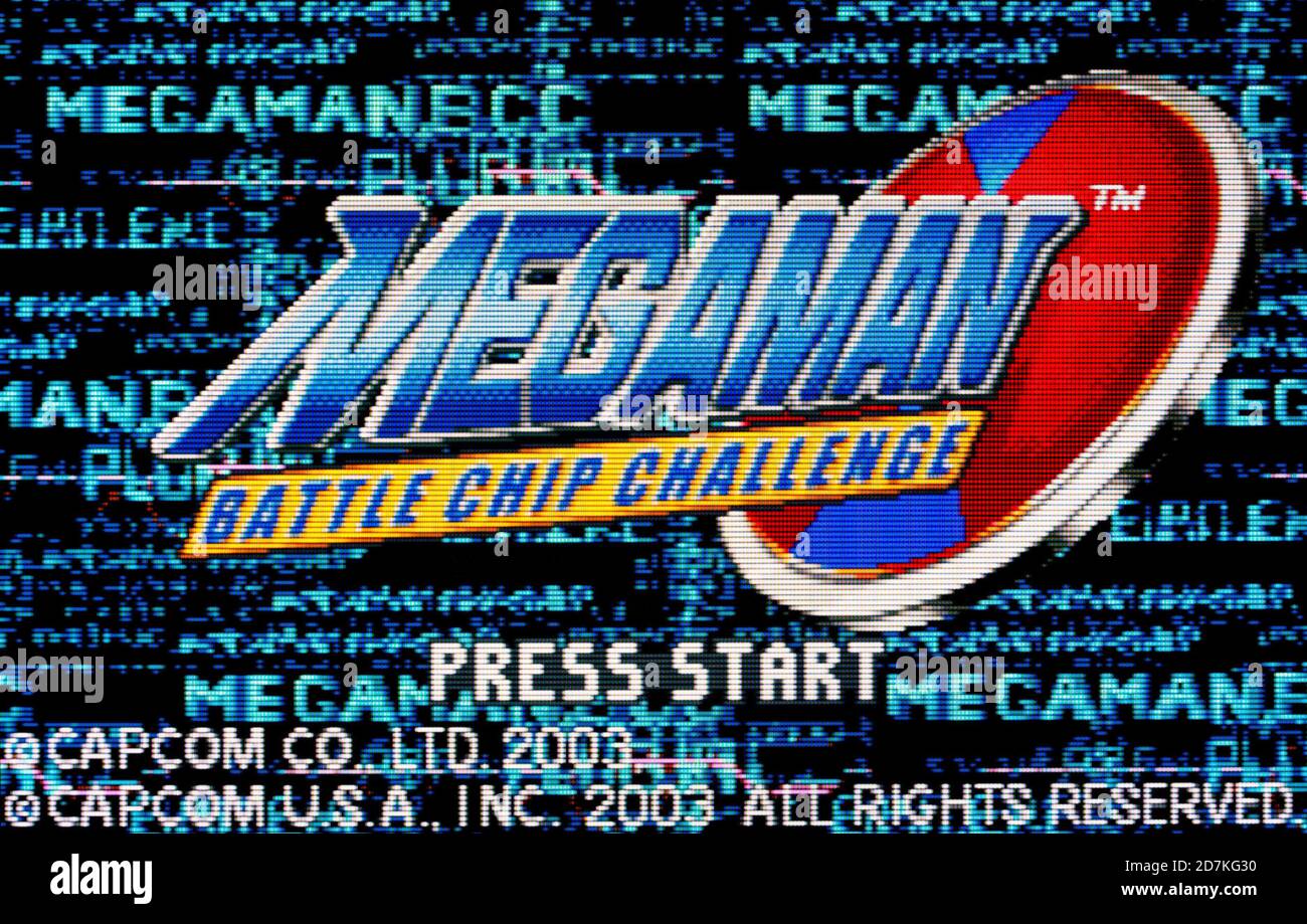 Megaman battle chip challenge hi-res stock photography and images - Alamy