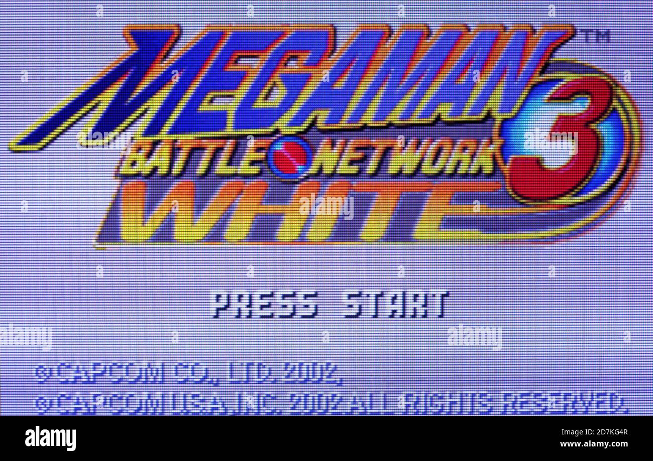Megaman battle network 3 white hi-res stock photography and images - Alamy
