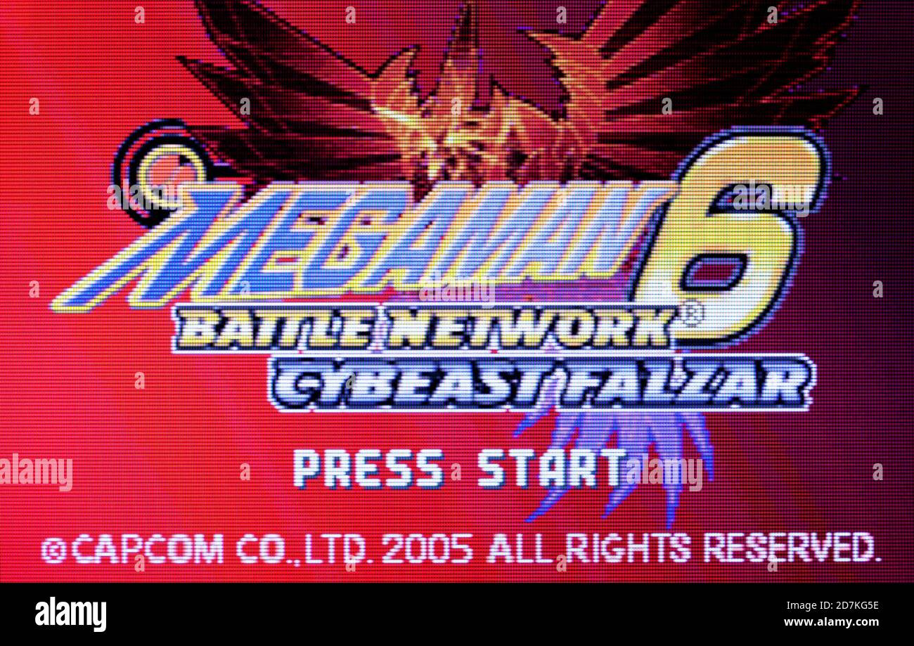 Megaman Battle Network 6 Cybeast Falzar - Nintendo Game Boy Advance ...