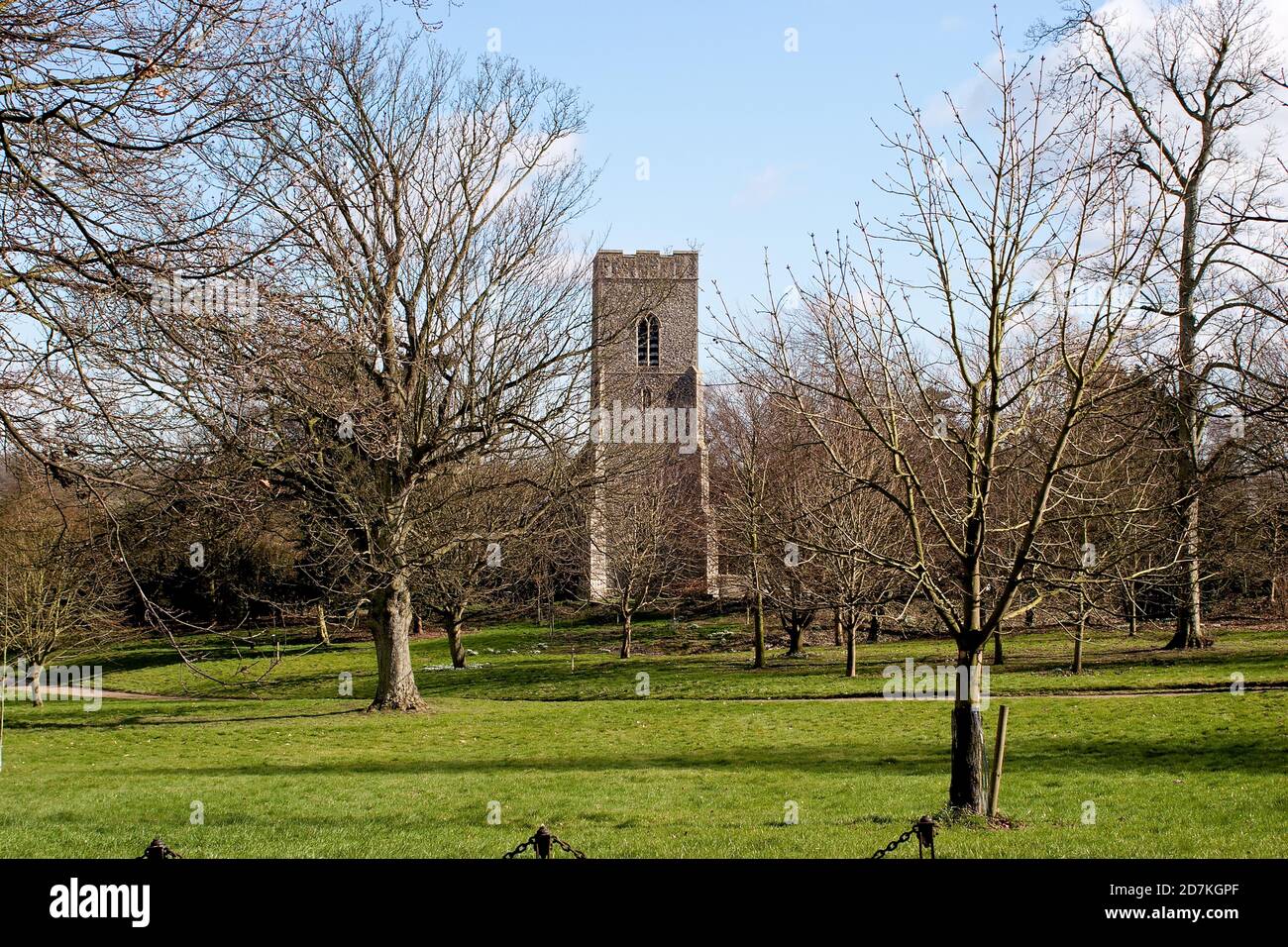 St Mary the Virgin Church, Huntingfield, Suffolk, UK Stock Photo - Alamy