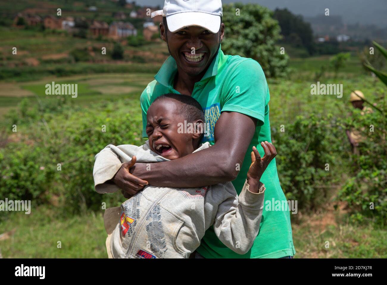 A local children on the island of Madagascar Stock Photo - Alamy