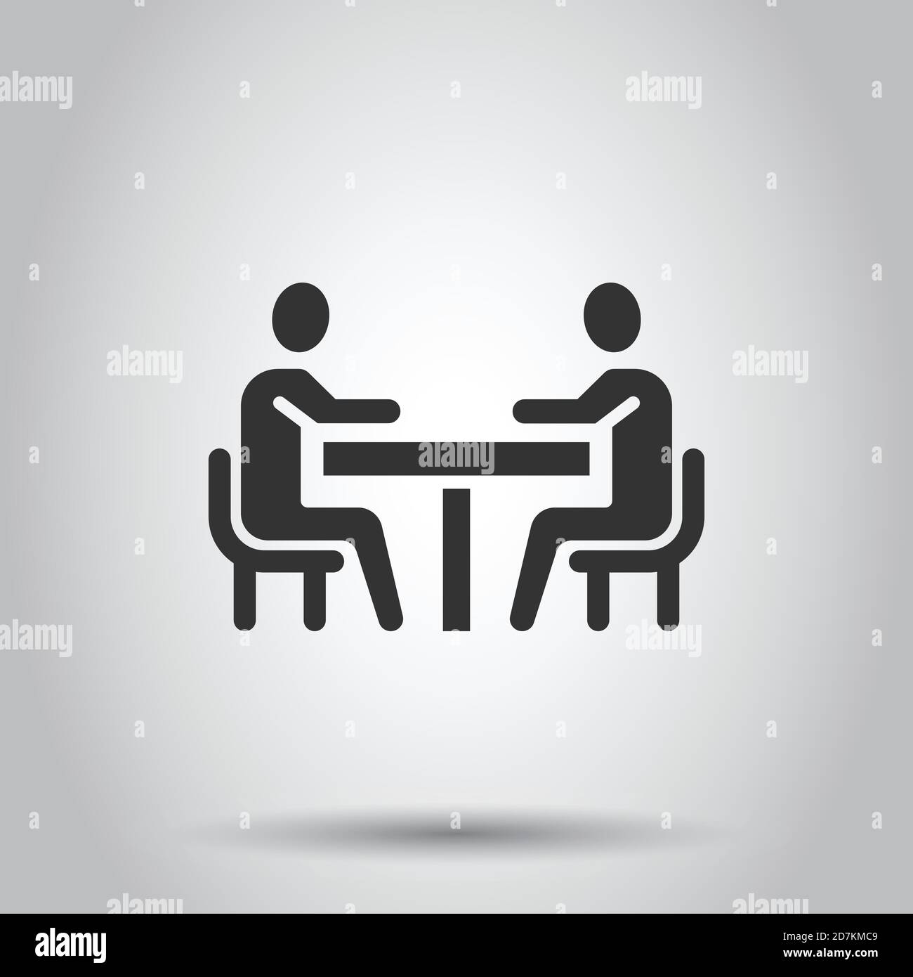 Business coworkers in discussion Stock Vector Images - Alamy