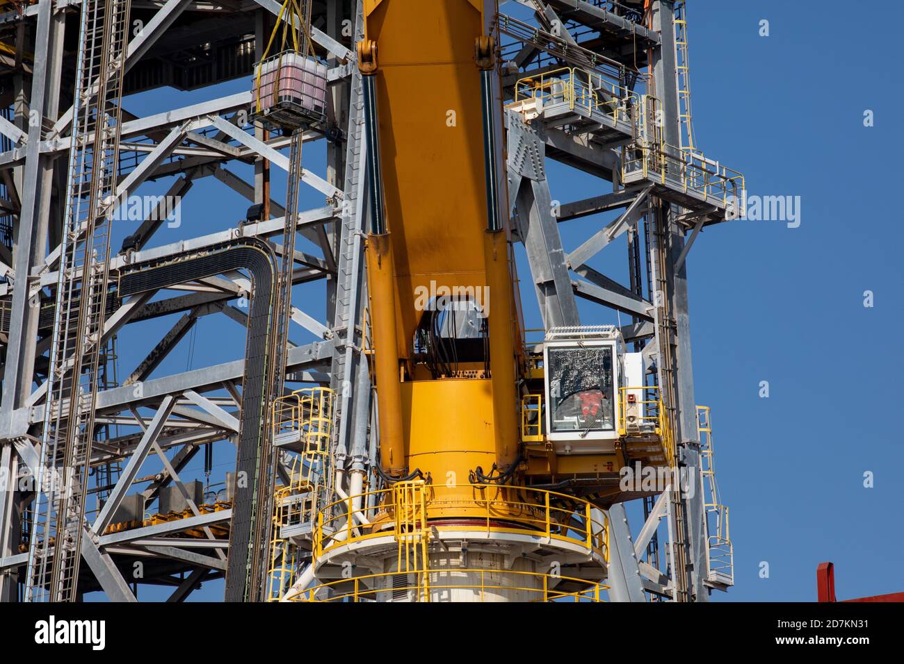 Kanuni drilling ship is in Haydarpasa port in Istanbul, Turkey on ...