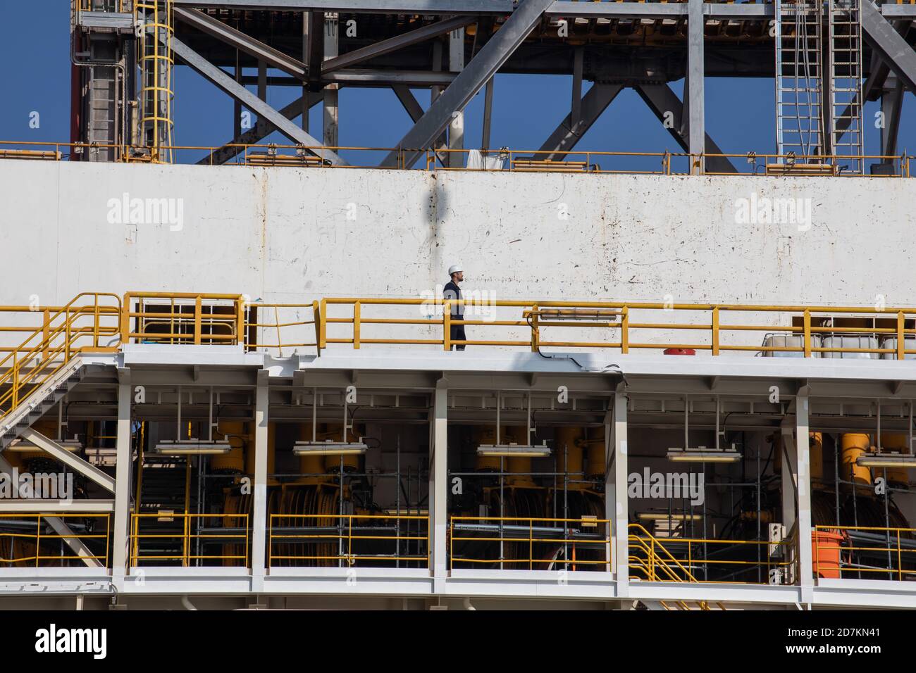 Kanuni drilling ship is in Haydarpasa port in Istanbul, Turkey on ...