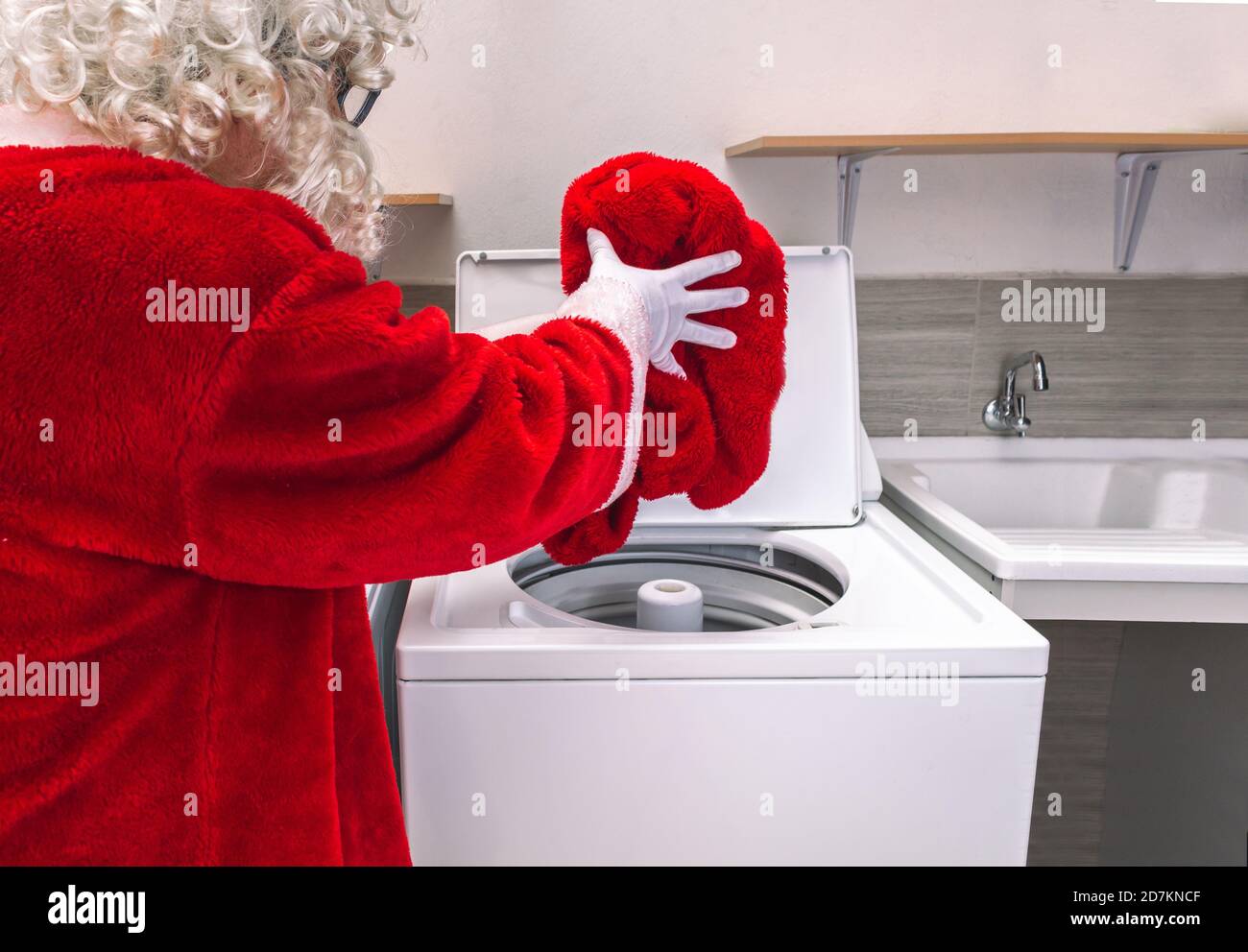 Santa suit washing hi-res stock photography and images - Alamy