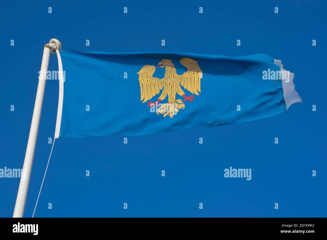 Flag of Friuli region in Italy as part of flags of autonomous regions ...