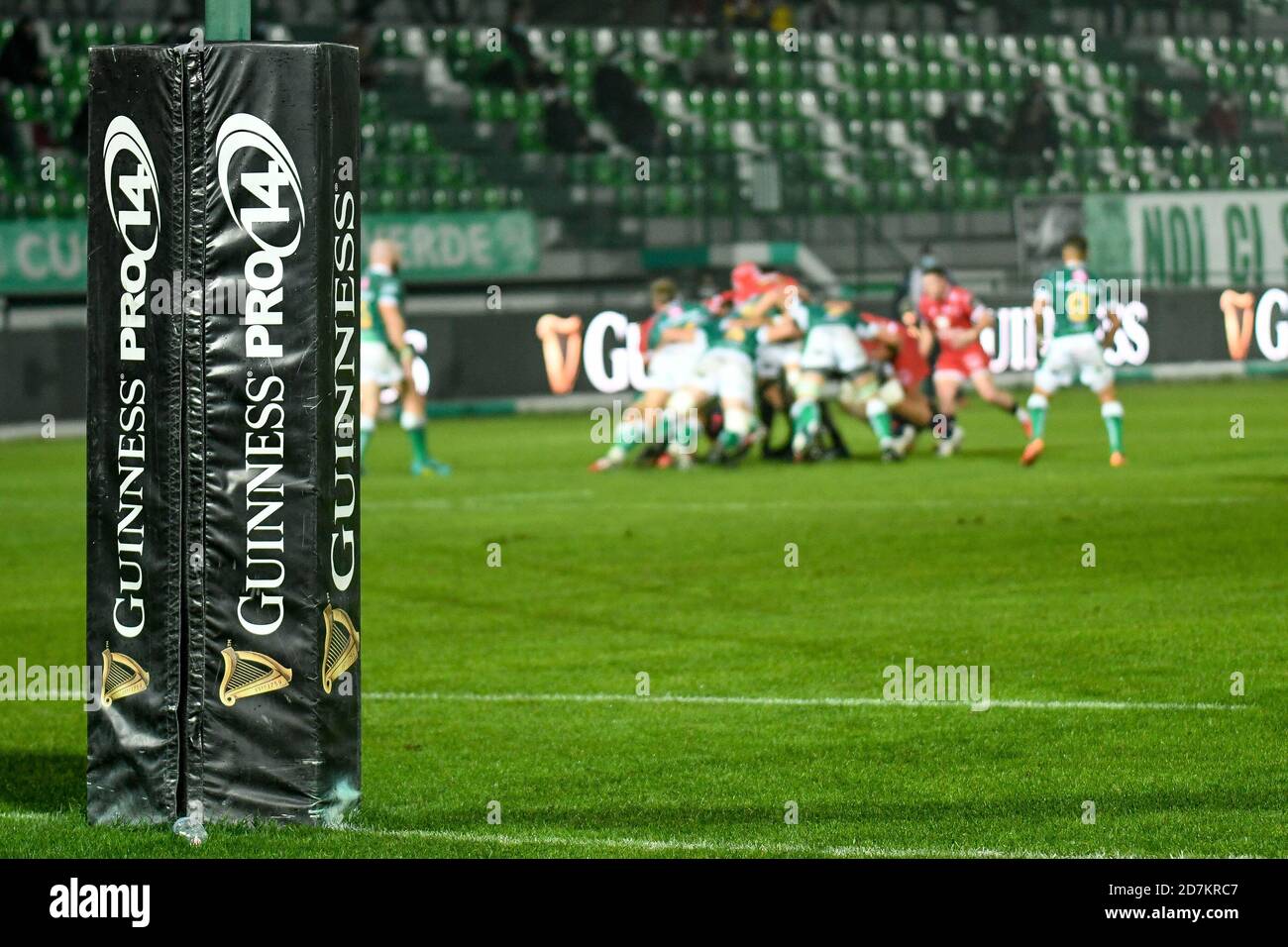 Stadio Comunale di Monigo, Treviso, Italy, 23 Oct 2020, The coverage of ...