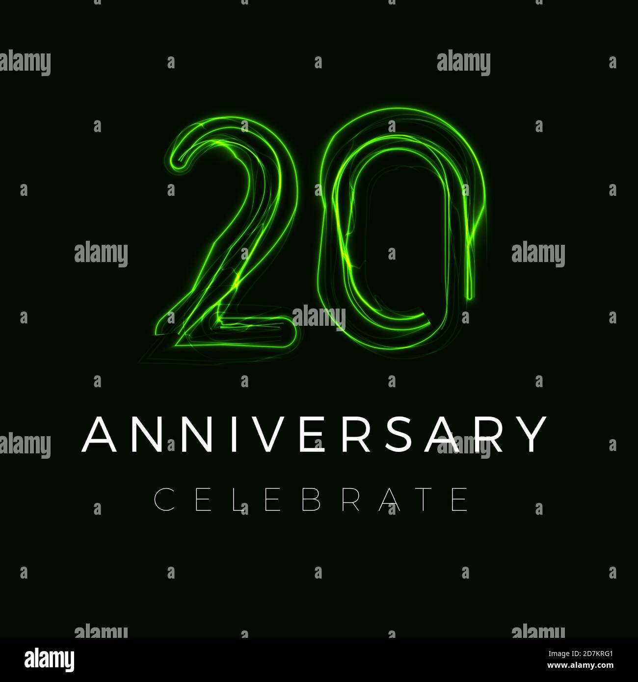 Happy twentieth anniversary hi-res stock photography and images - Alamy