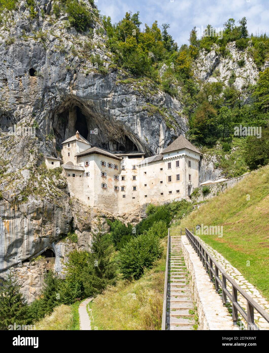 A picture of the Predjama Castle Stock Photo - Alamy
