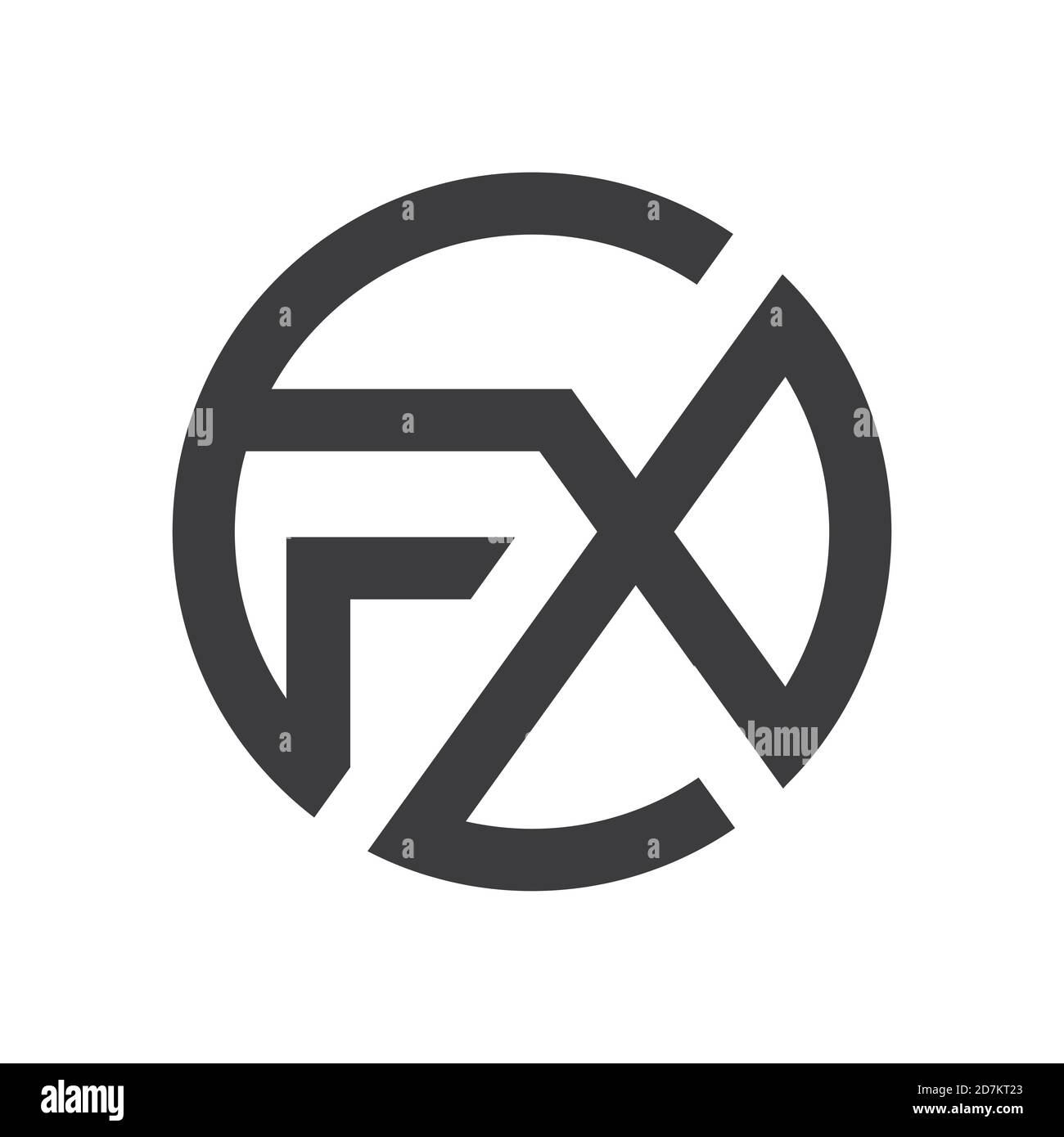 Initial letter fx logo or xf logo vector design template Stock Vector ...