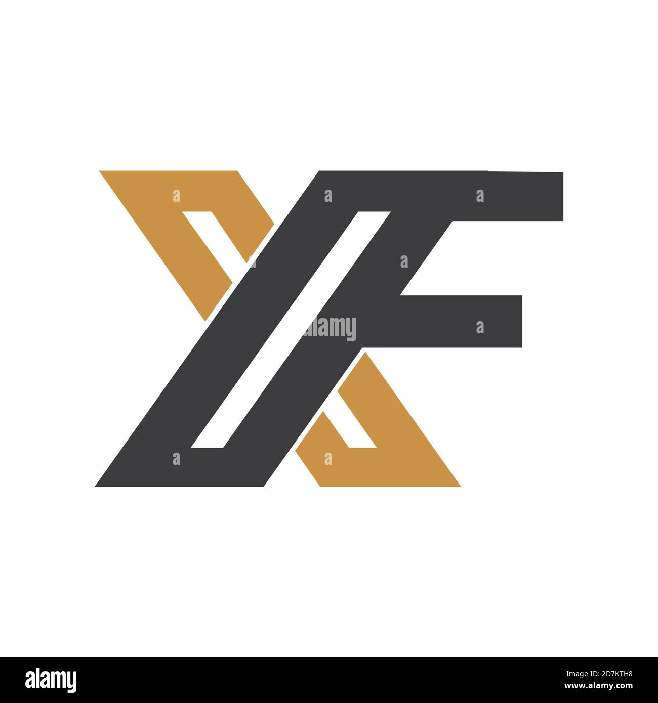 Initial letter fx logo or xf logo vector design template Stock Vector ...
