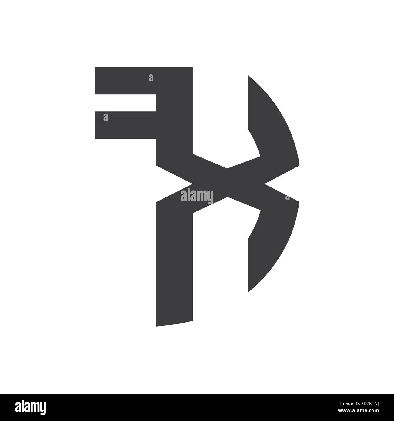 Initial letter fx logo or xf logo vector design template Stock Vector ...