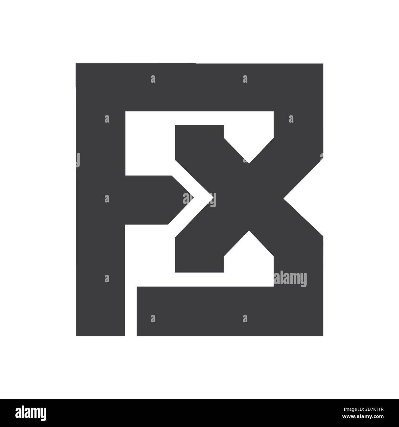 Initial letter fx logo or xf logo vector design template Stock Vector ...