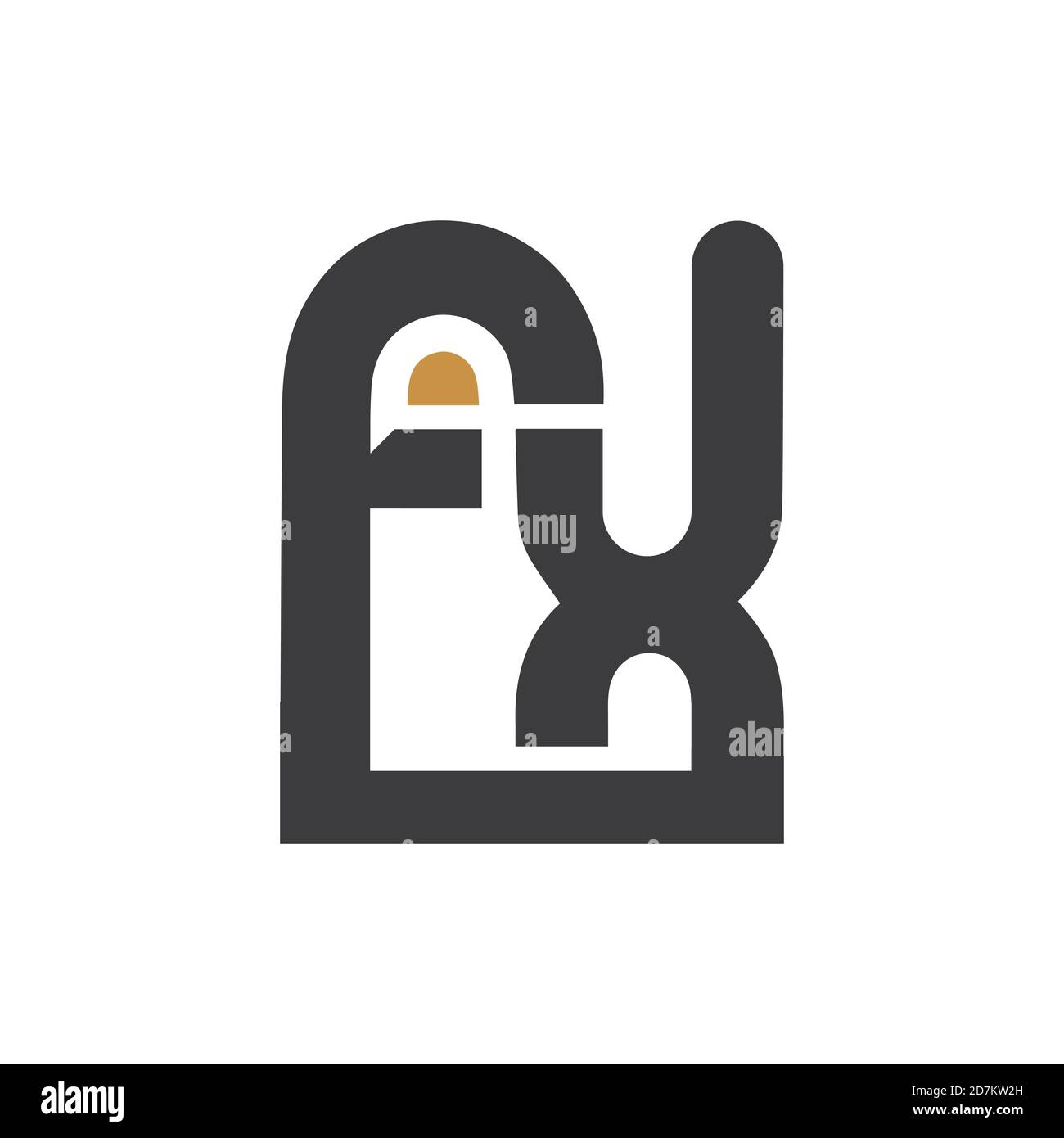 Initial letter fx logo or xf logo vector design template Stock Vector ...