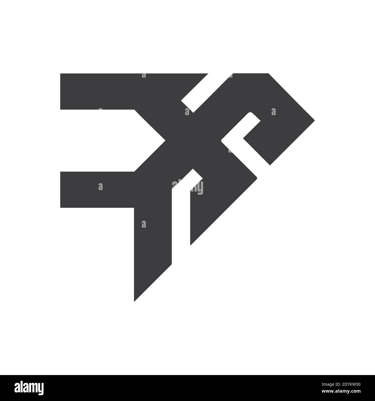 Initial letter fx logo or xf logo vector design template Stock Vector ...