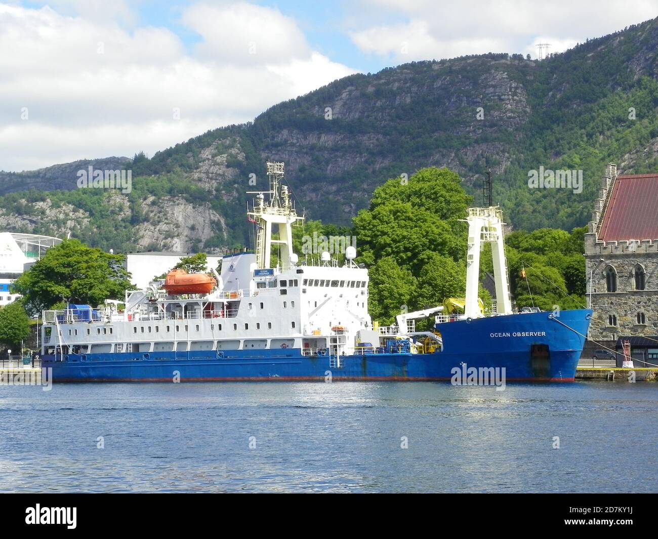 Ocean Observer, Research Survey Vessel, Bergen, Norway Stock Photo - Alamy