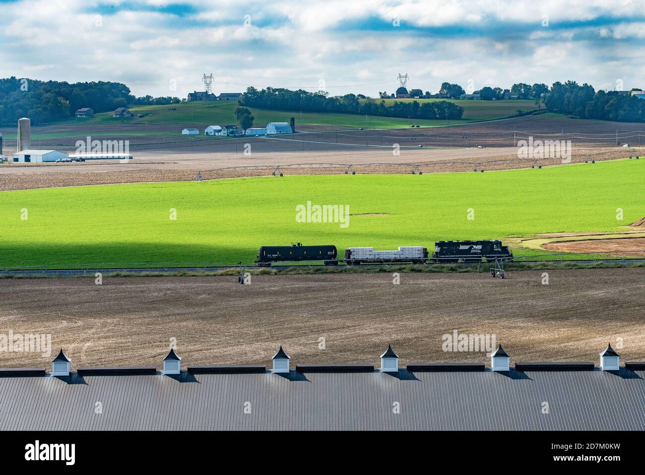 Poultry and dairy farming Stock Photo - Alamy