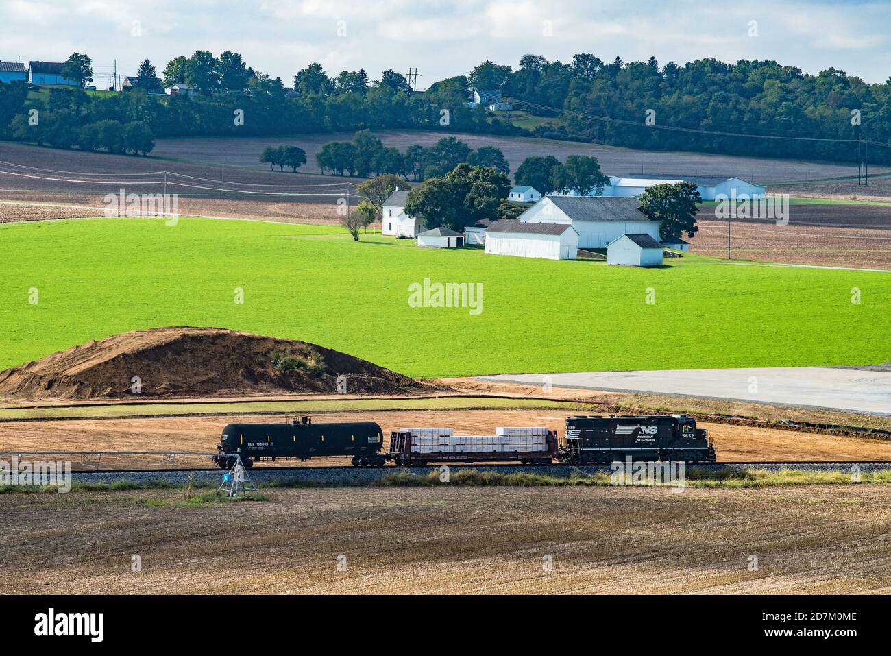 Poultry and dairy farming Stock Photo - Alamy