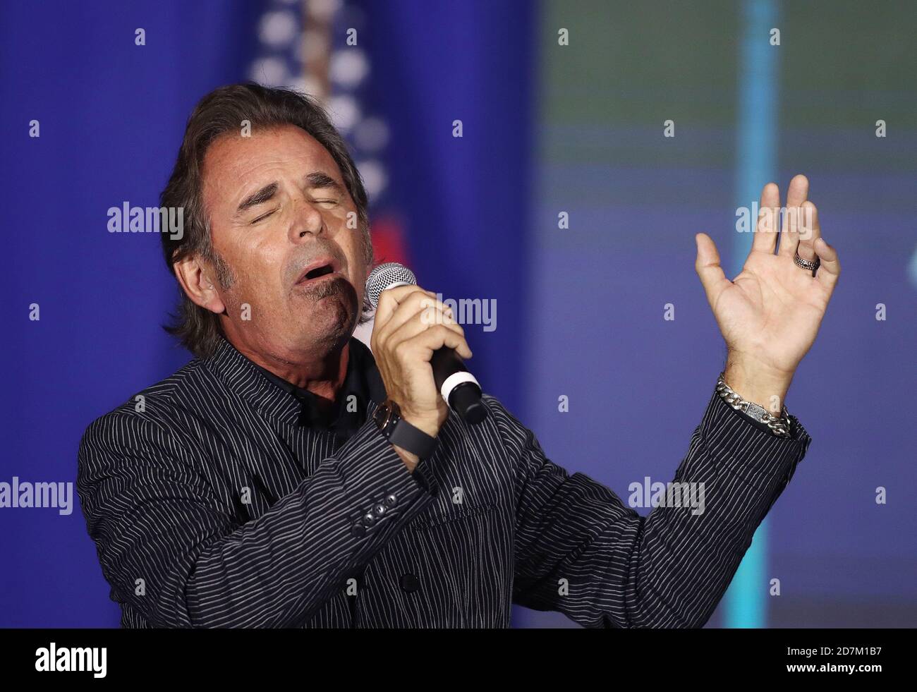 Raleigh, North Carolina, USA. 22nd Oct, 2020. JONATHAN CAIN, singer ...